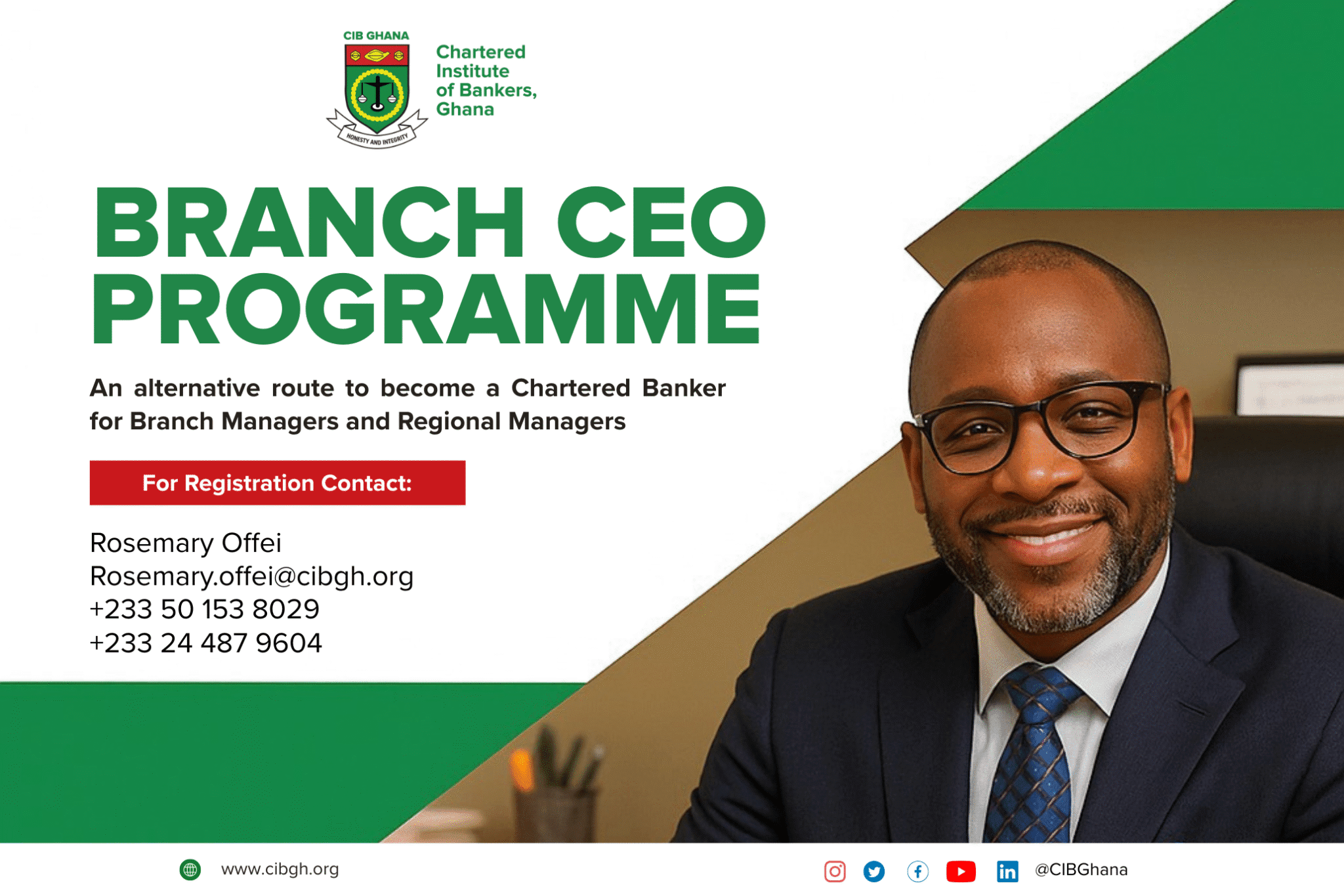 Branch CEO Programme - Chartered Institute of Bankers, Ghana